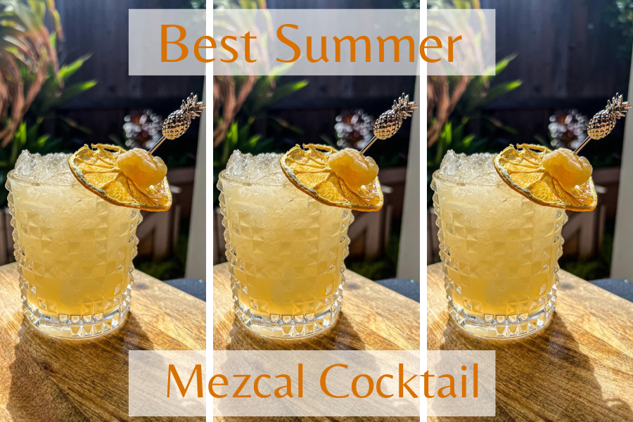 The Best Summer Mezcal Cocktail - Sweet Nectar