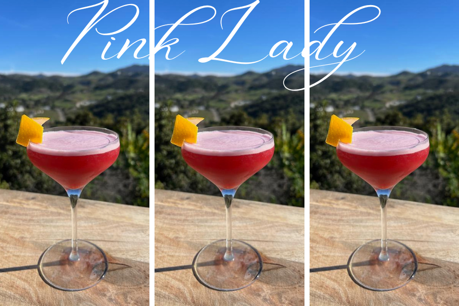 Pink Lady Cocktail Recipe Sweet Nectar